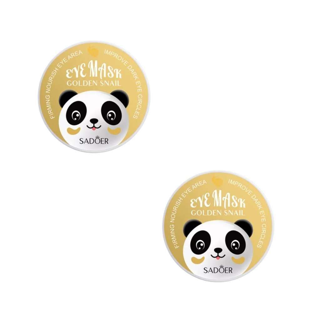 SADOER Патчи для глаз с муцином улитки Eye Mask Golden Snai, 60 шт в упаковке, 2 уп