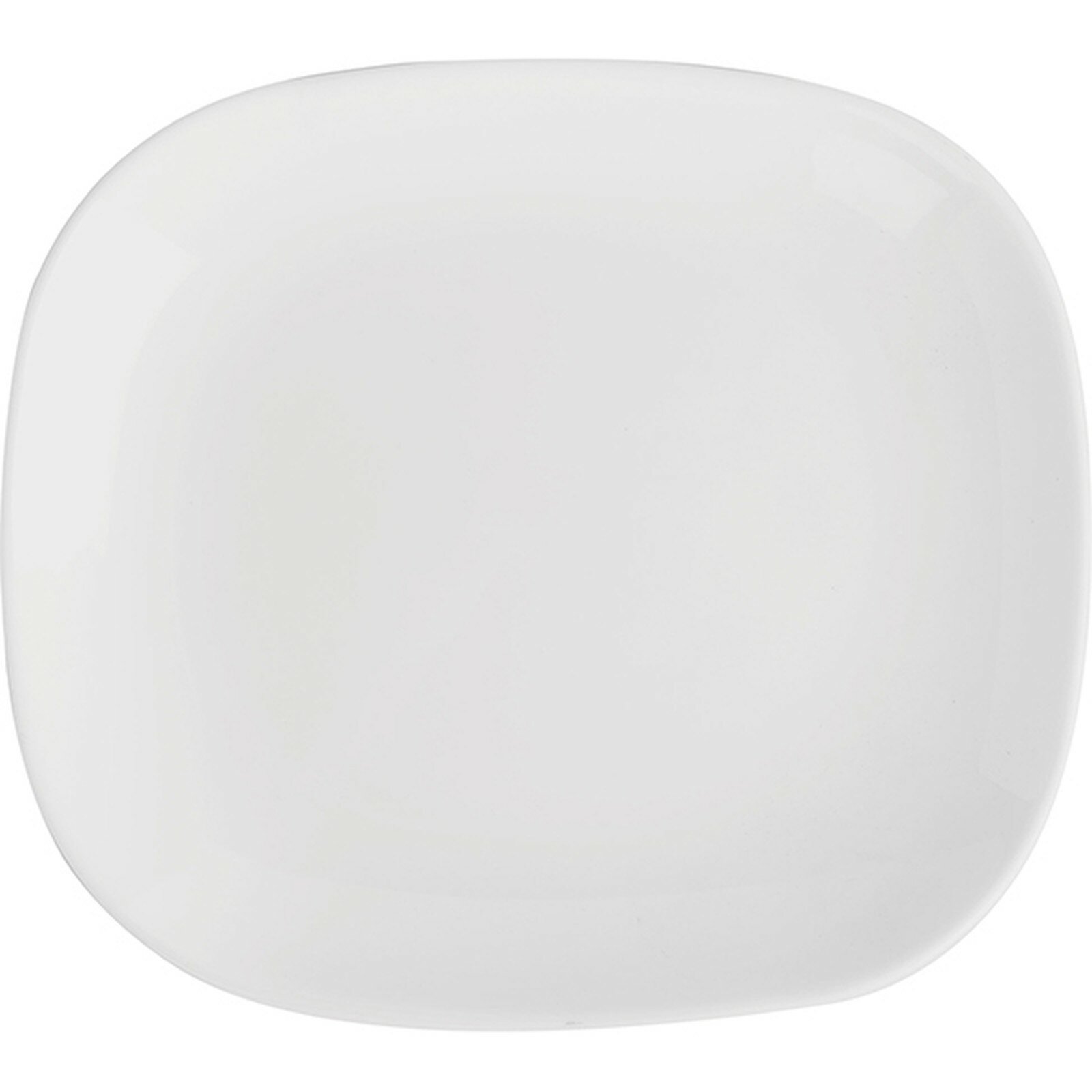 Тарелка Arcoroc Burger Solut из стекла 4 штуки белая 21.5×19 см