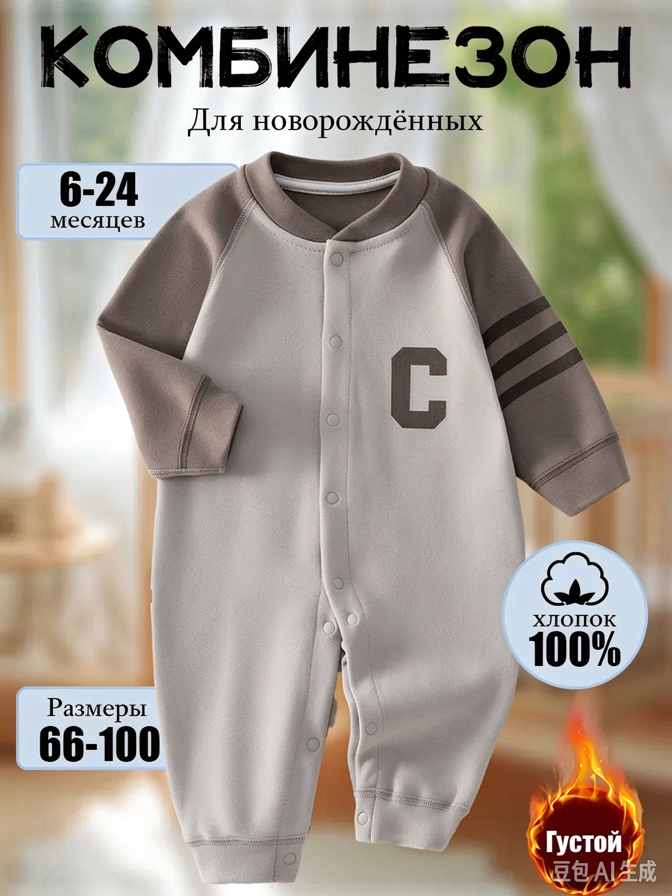 Ползунки, размер 66, gray