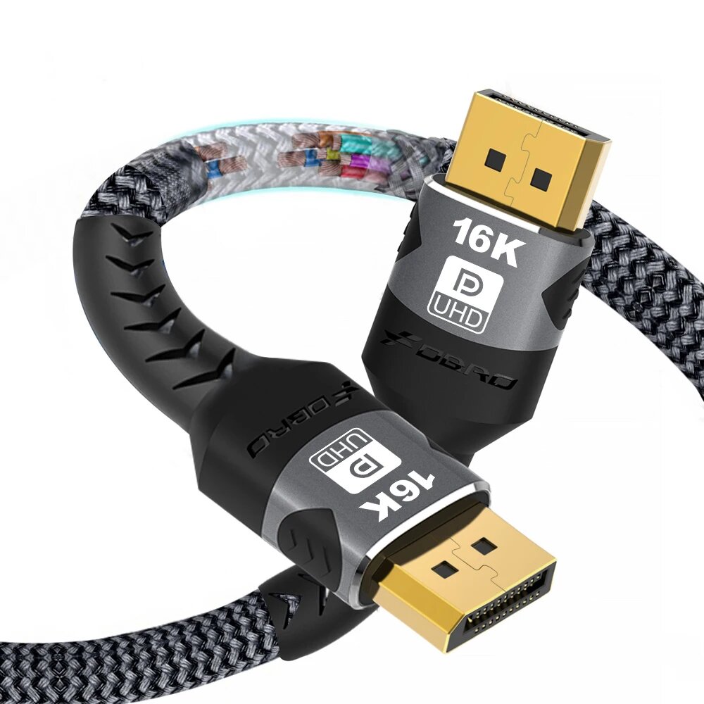 Кабель DisplayPort 2.1 16K, 1m