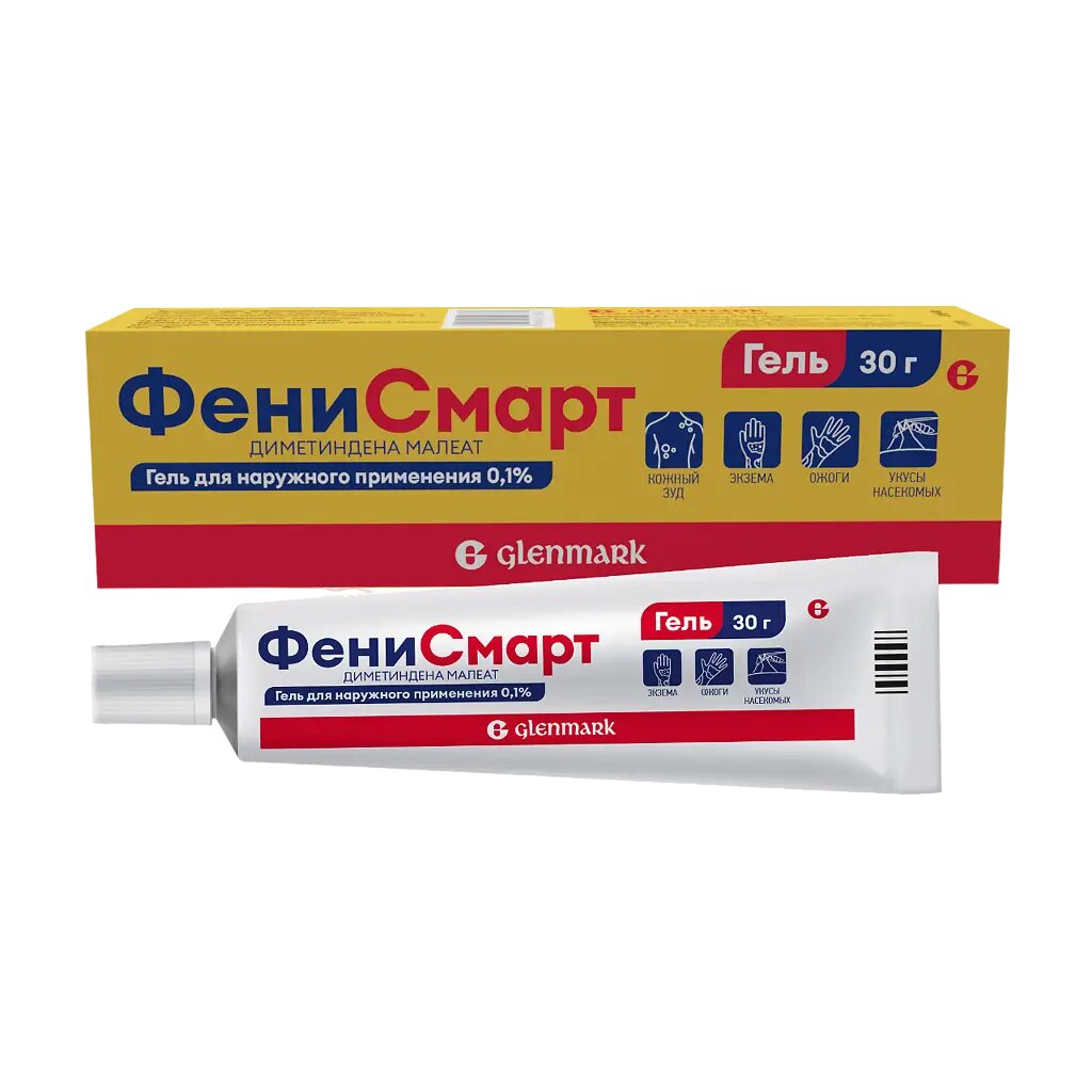 Фенисмарт гель для наружного применения 0,1 % 30 г 1 шт