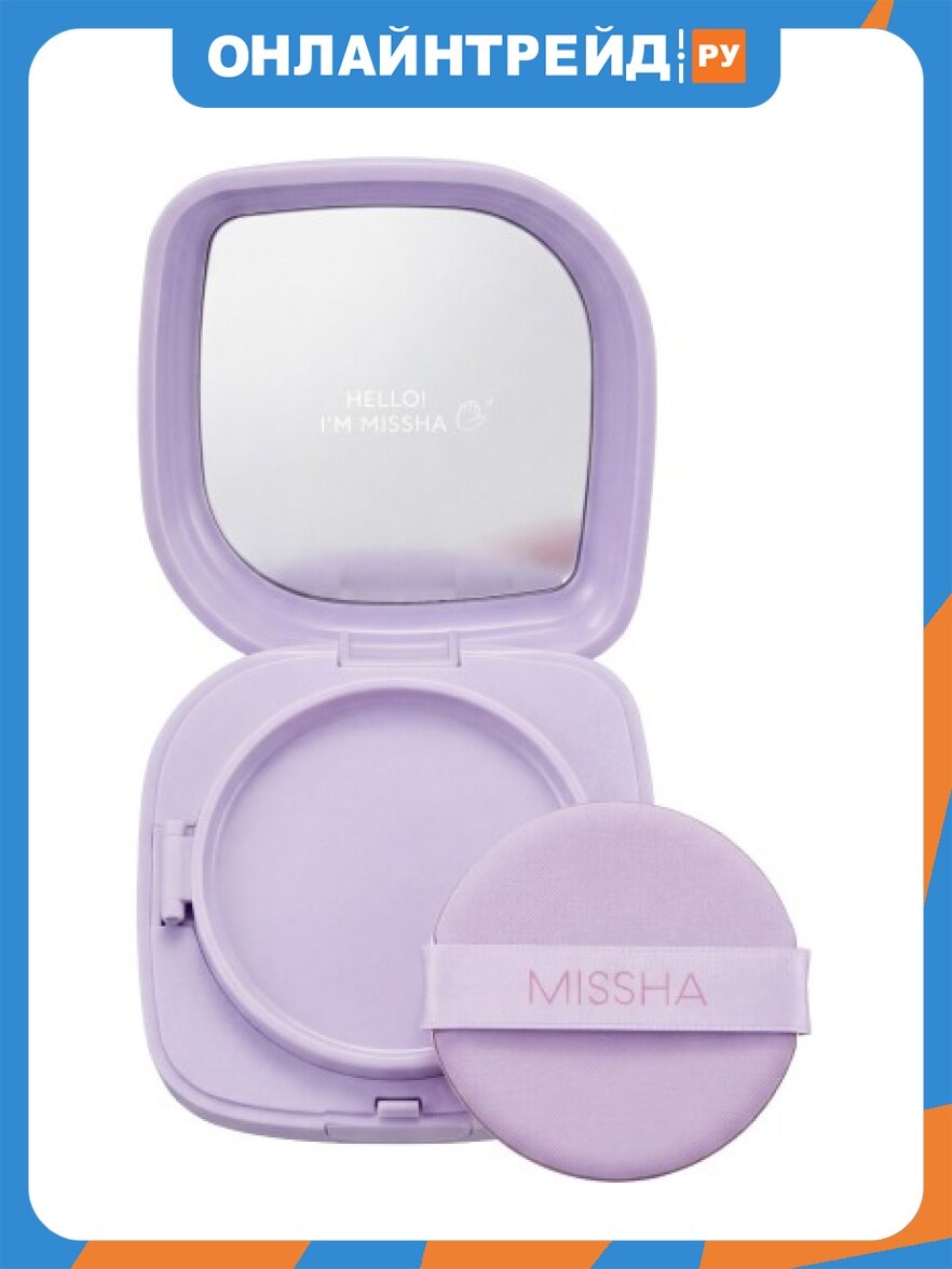 Тональный кушон Missha Layering Fit Cushion Semi Glow SPF50 PA тон 21 ваниль 14 г