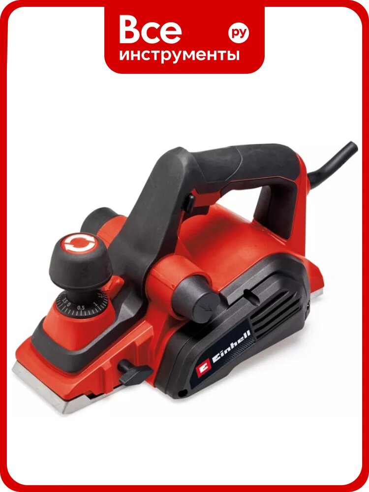 Рубанок Einhell TE-PL 920, 920Вт, 15000об/мин, 82мм, 3.5мм, двустор. выброс стружки, 2 упора в комплекте 4345325