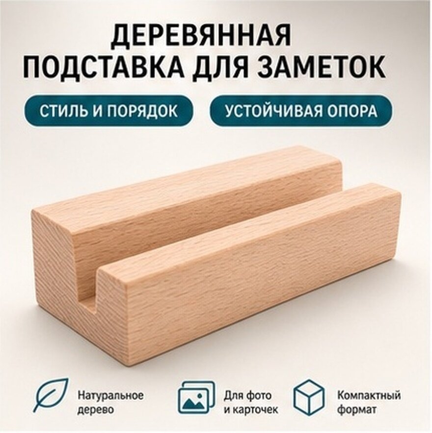 Деревянная Подставка Для Номеров Столов Календаря И Фото 10 См