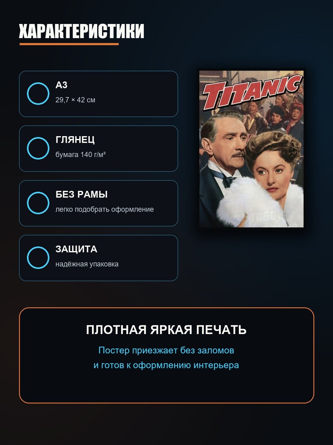 Постер Титаник — фото 1