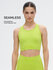 Топ спортивный RANK Seamless Top, размер L, зеленый