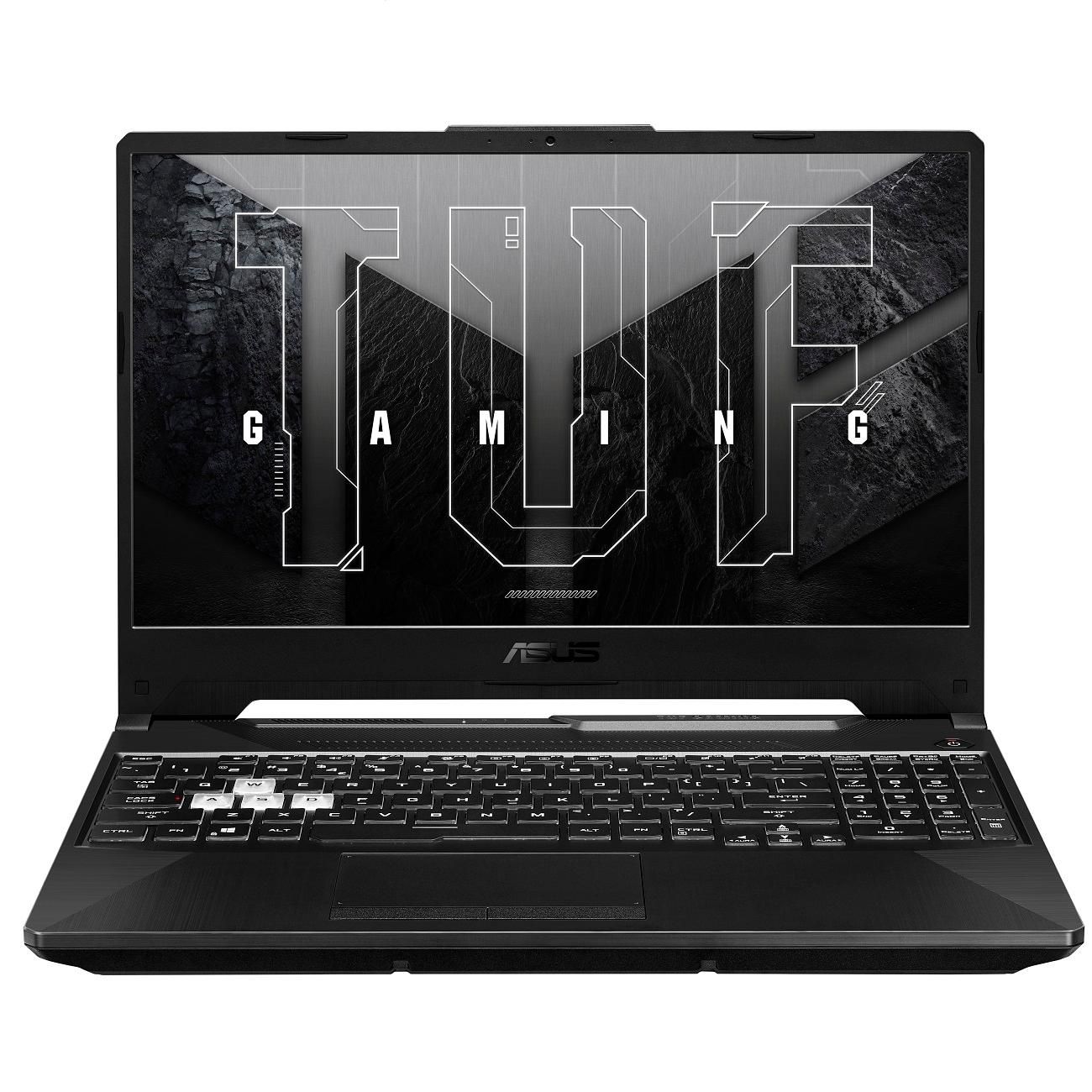 Ноутбук игровой ASUS TUF Gaming A15 FA506NCG-HN355 15.6" IPS 144Гц/Ryzen 7 8845HS/8ГБ (+ 1 слот)/512ГБ/GeForce RTX 3050 4Гб/noOS/Черный(90NR0JF7-M00U70)