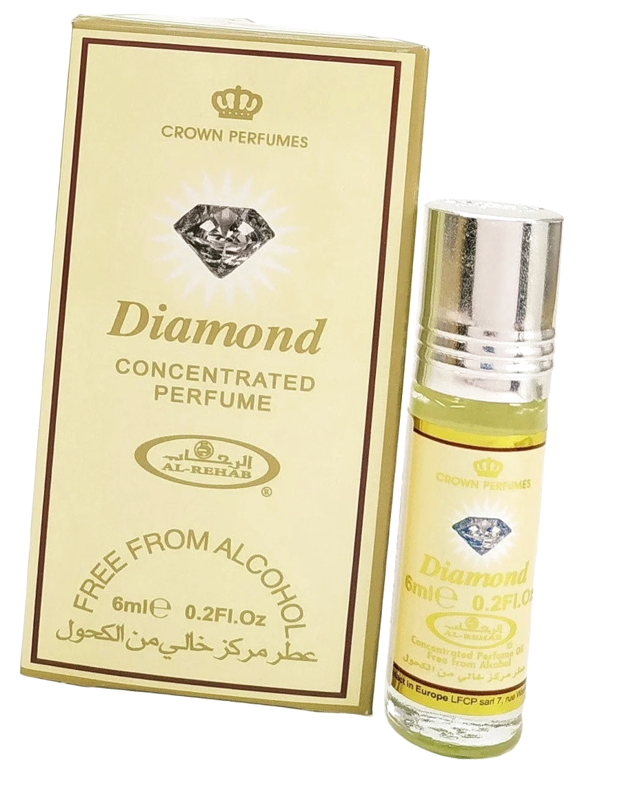 Al Rehab Diamond масляные духи-роллер 6 мл для мужчин и женщин - Аль Рехаб Даймонд