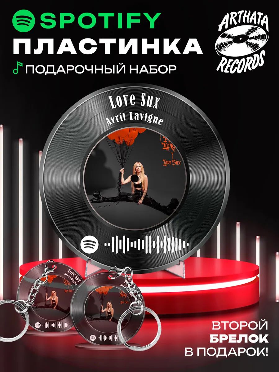 Постер Avril Lavigne, брелок спотифай Avril Lavigne-Love Sux