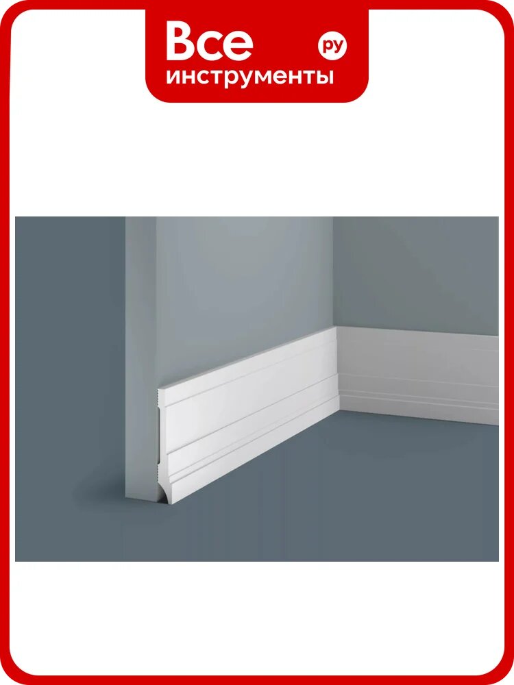 Плинтус Cosca Decor 83x12x2000 мм PX042 Экополимер 00-00072588