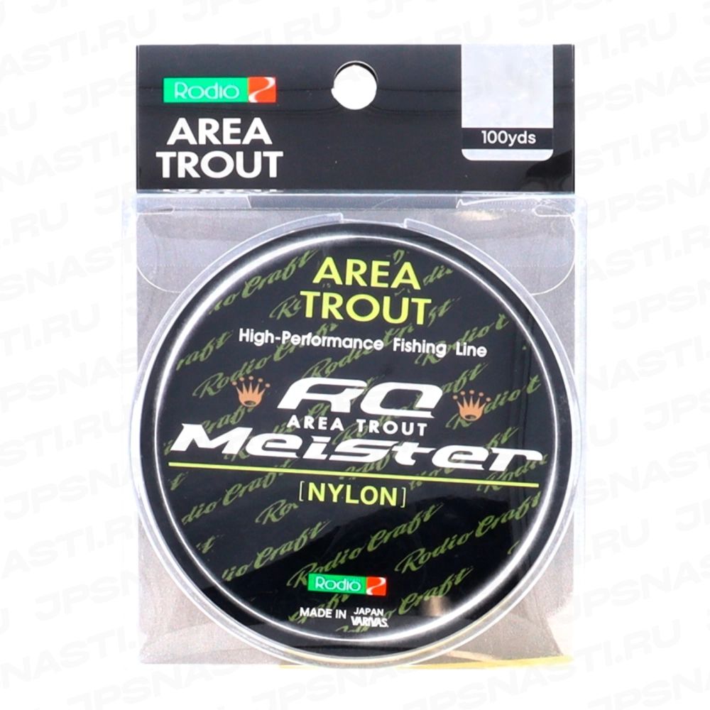 Японская леска для рыбалки Rodio Craft RC Master Nylon, #0.5, 3 lb, 100 м, прозрачный