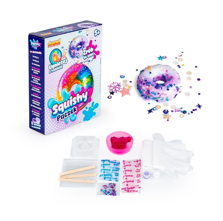 Набор для творчества Dumel Squishy, пончик, разноцветный