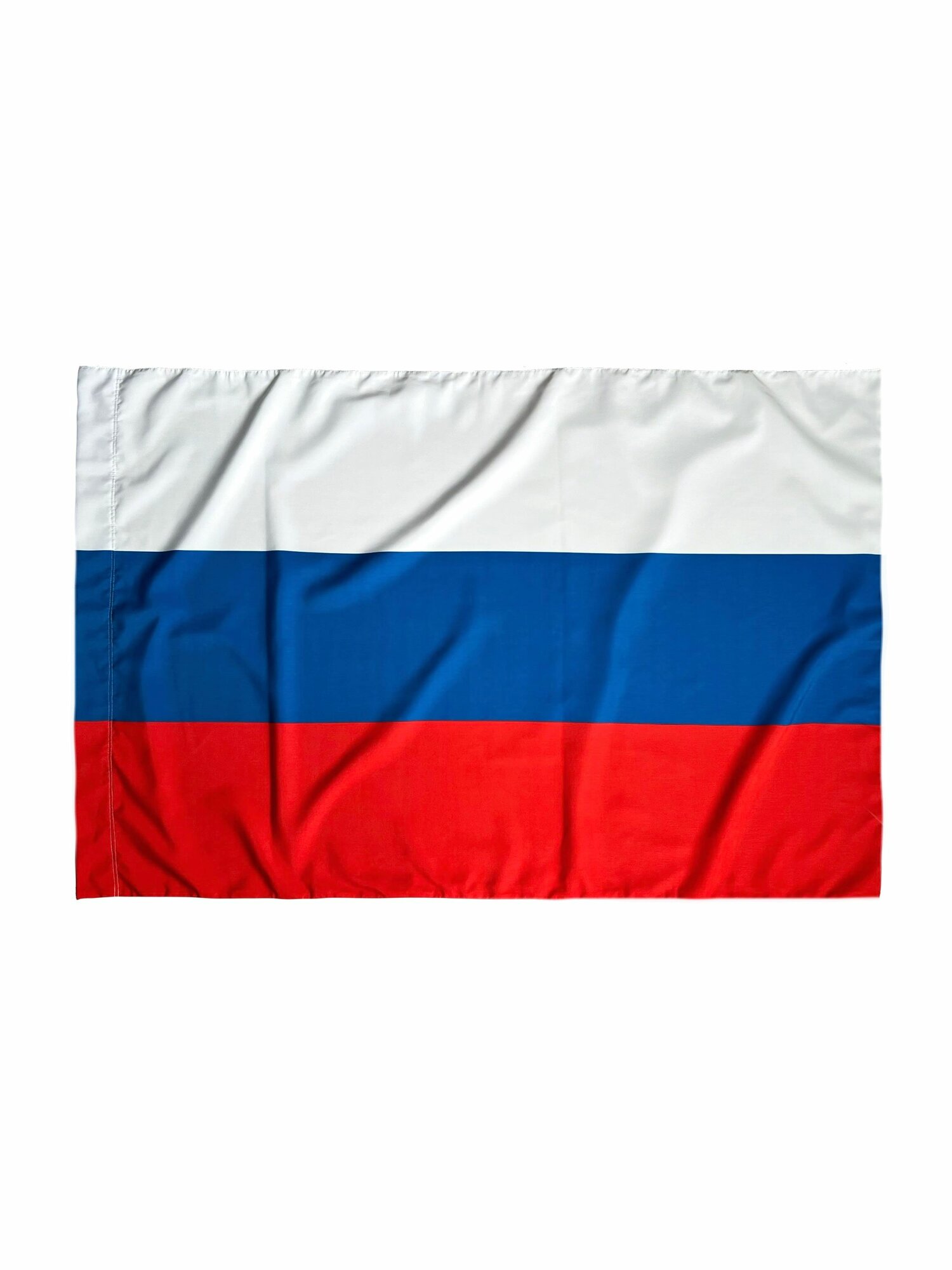 Флаг Российской Федерации 100х150см (мокрый шелк) двухсторонний