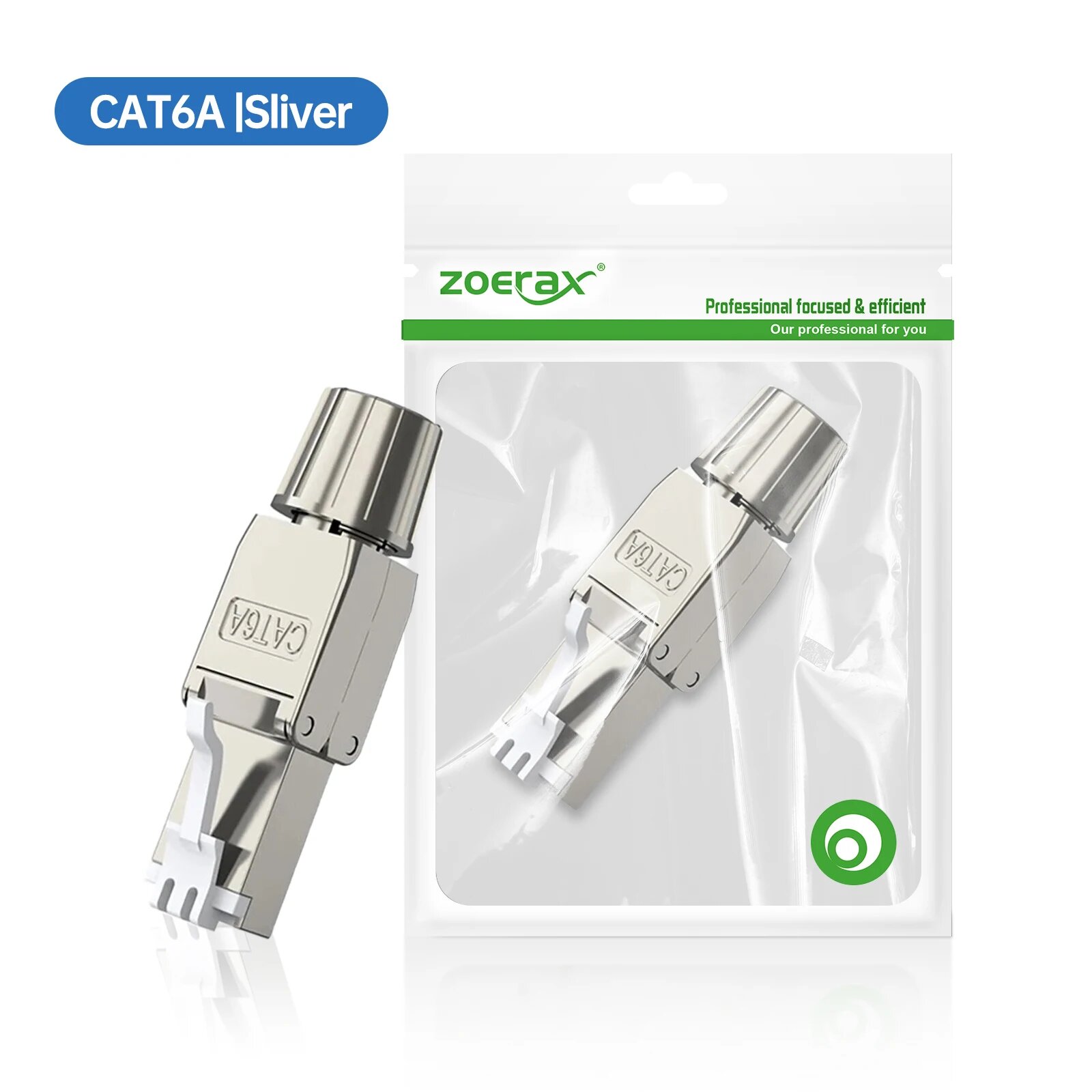 10шт RJ45 CAT6A STP разъем
