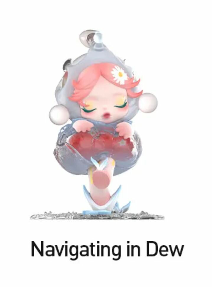 POP MART - Коллекция Hand in Hand Series Figure, Navigating in Dew, Подарки, украшения комнат, 1 шт