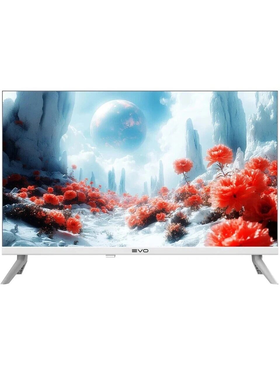 24" (61 см) Телевизор EVO TV 24, белый (Direct LED