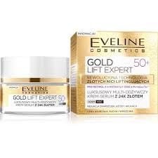 Крем-сыворотка Eveline Cosmetics Gold Lift Expert 50+, 50 мл