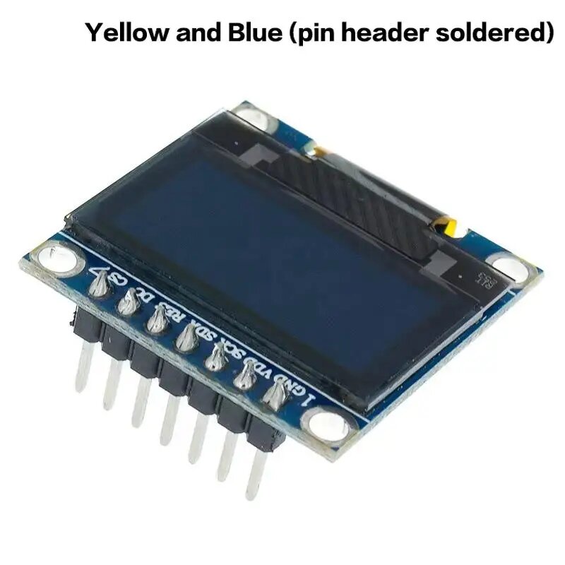 OLED дисплей 0.96" синий, 128x64, SSD1306, A5