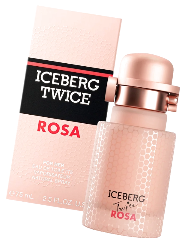 Айсберг Твайс Роза вода туалетная для женщин 75 мл - Iceberg Twice Rosa