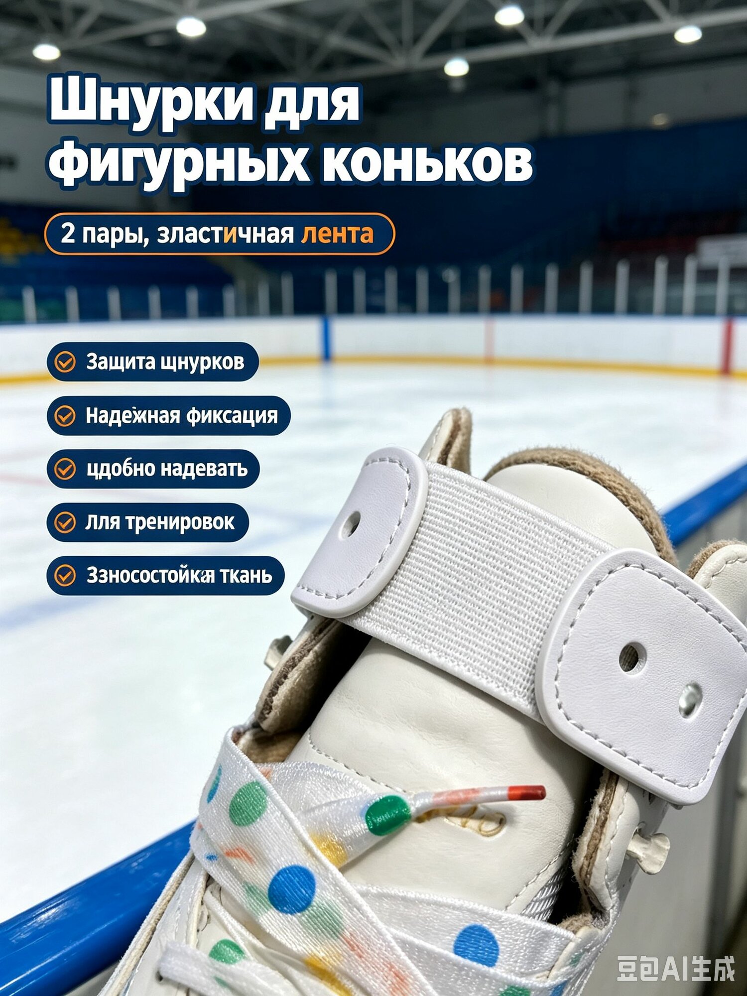 STARLEK Фиксаторы для шнурков 4 шт