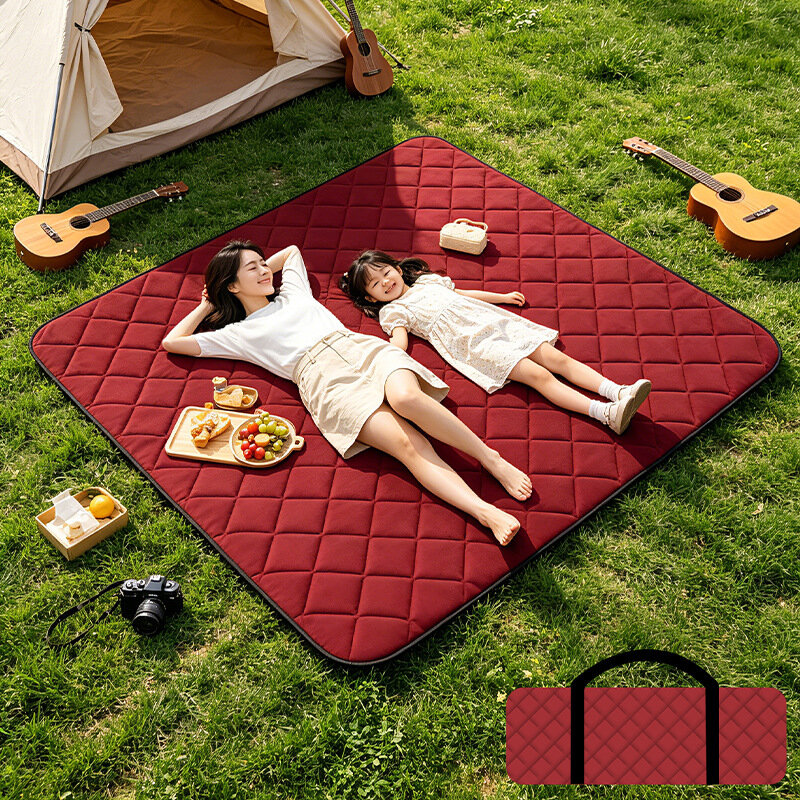 Однотонный утолщенный влагозащитный коврик waterproof outdoor picnic mat portable camping tent cushion home picnic seat
