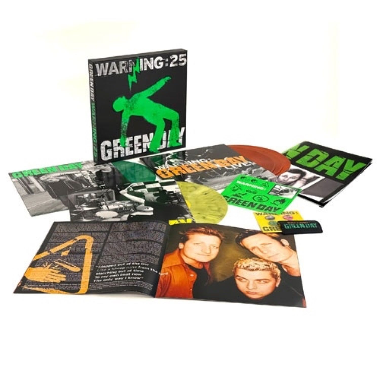 Виниловая пластинка Color, Green Day - Warning: 25, 5 x Vinyl, LP