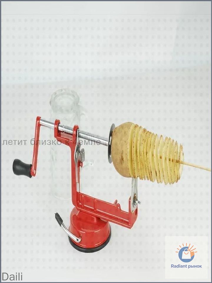 Машинка для резки картофеля спиралью Spiral Potato Slicer