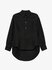 Рубашка BALENCIAGA Classic shir in black, размер 34, черный
