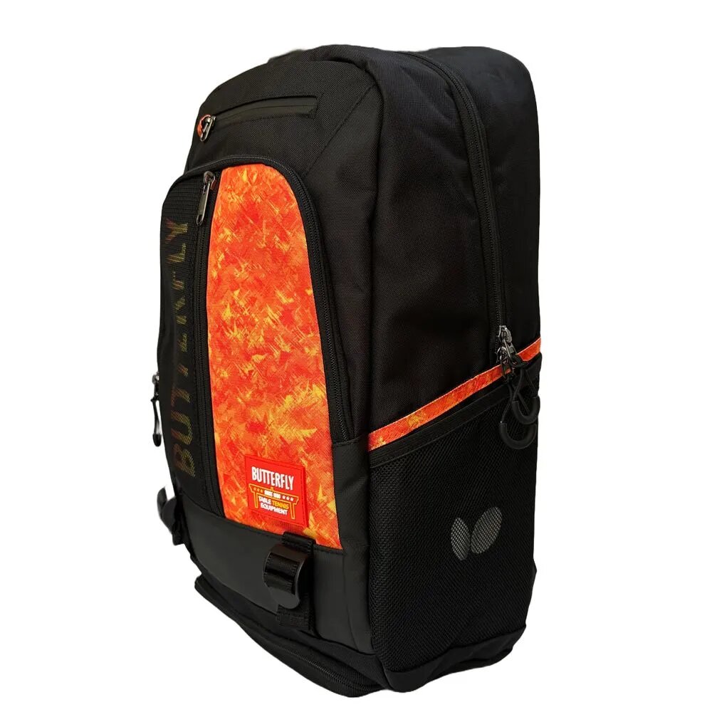 BUTTERFLY Рюкзак для настольного тенниса Butterfly Equipment Black/Orange 47.5x30x16.5 см — фото 1