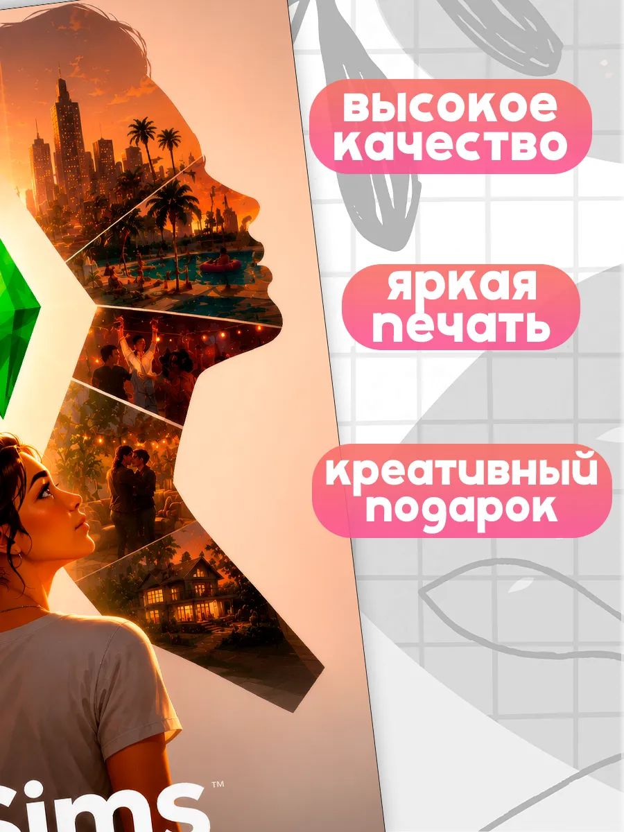 Постеры на стену Симс — фото 1