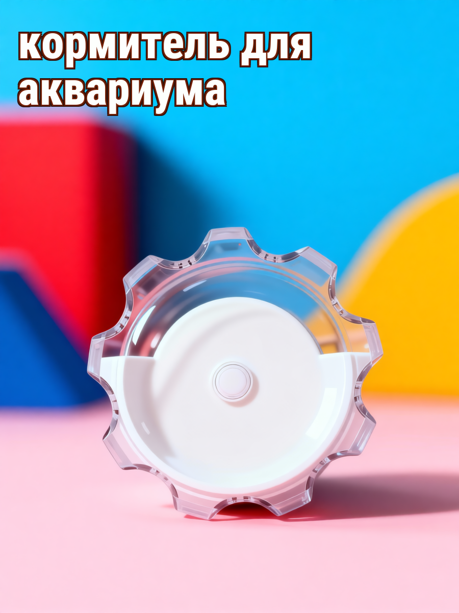 Прозрачная Чаша Для Кормления Рыб И Ракообразных Акриловая Миска Размер M