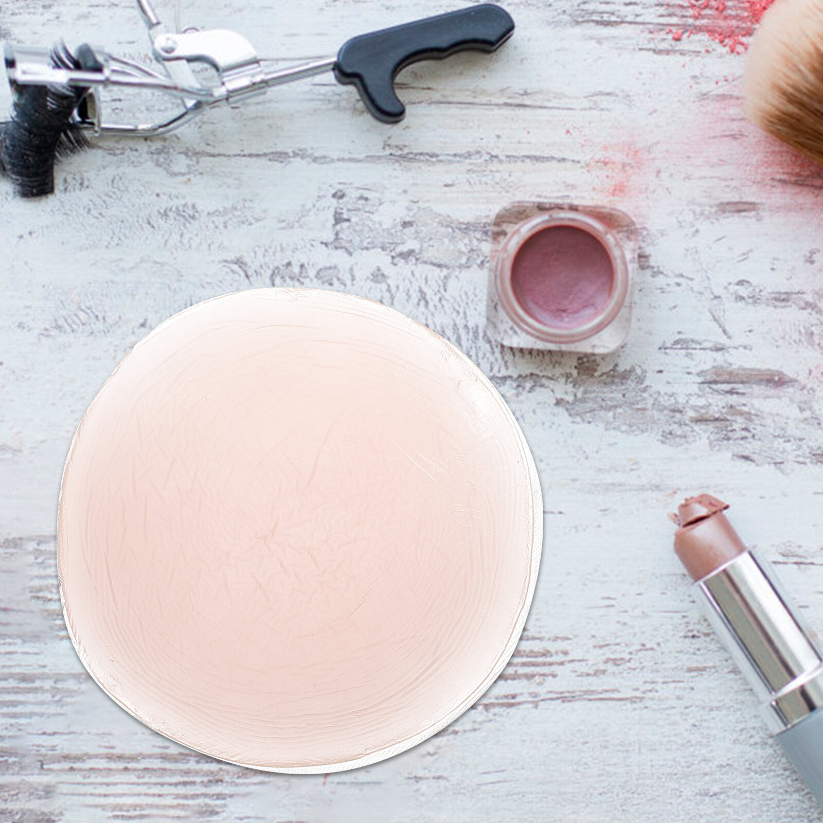 Silicone Eyelash Pad Для Нарощенных Ресниц Удобная Подставка Для Мастера Размер 6.50X6.50X0.20Cm