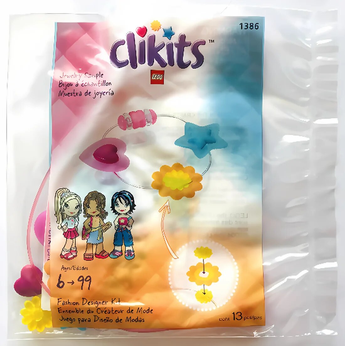 Конструктор Lego Clikits 1386 Сборный браслет Кликитс