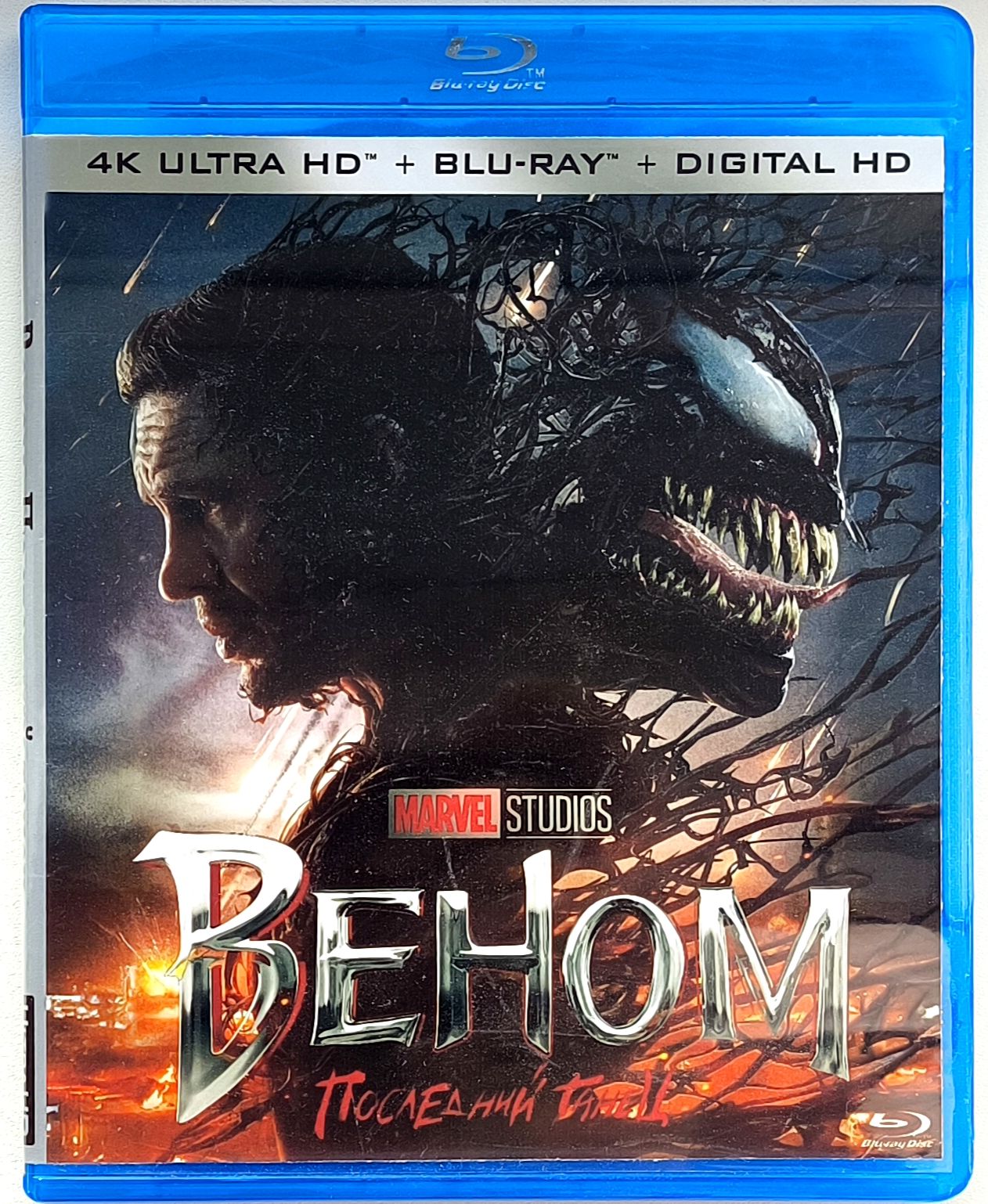 4K Ultra HD Blu-ray. Marvel. Веном: Последний танец. Фильм 2024 года. Фантастика, боевик, триллер, приключения.