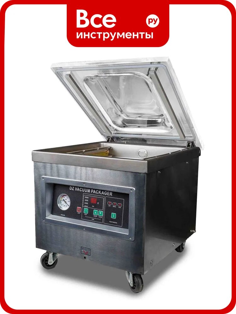 Настольная вакуум-упаковочная машина Hualian DZ-400/2T SS нерж. NEW 00000003930