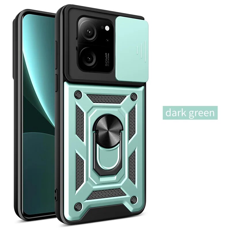 Противоударный Чехол Xiomi 13T С Защитой От Царапин, Xiaomi 13T Pro, Зеленый, Зеленый, Green