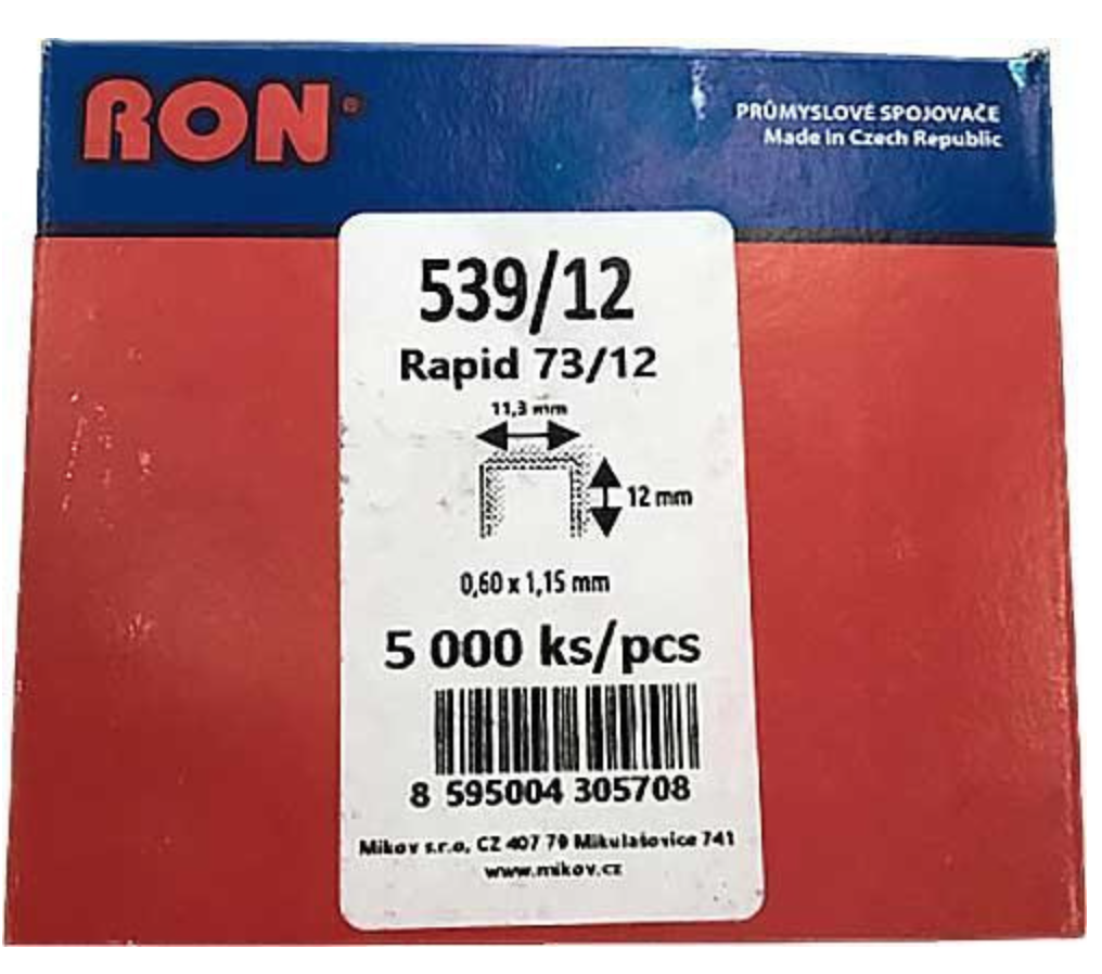 Скоба RON 73/12 5000 шт 539/12 10101513
