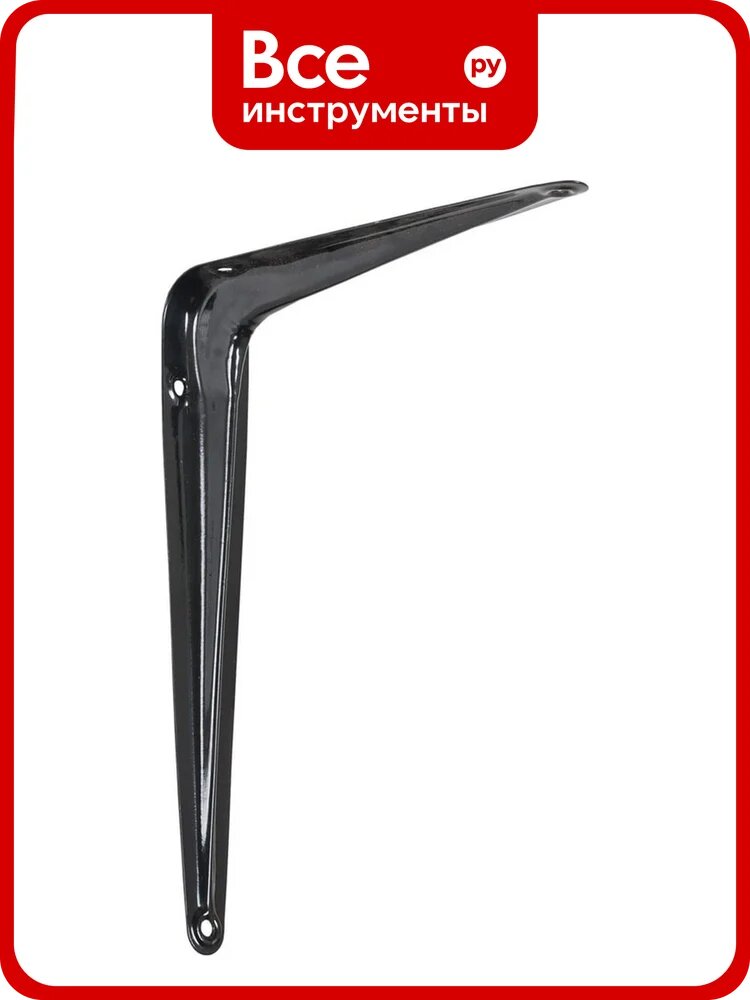 Кронштейн жестяной VORMANN 300x350x44 мм, цвет: черный лак, 00150 300 LS