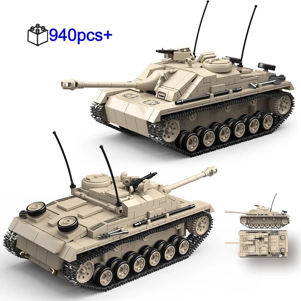 Конструктор HUATEC Military Technic Sturm G Type 940 деталей