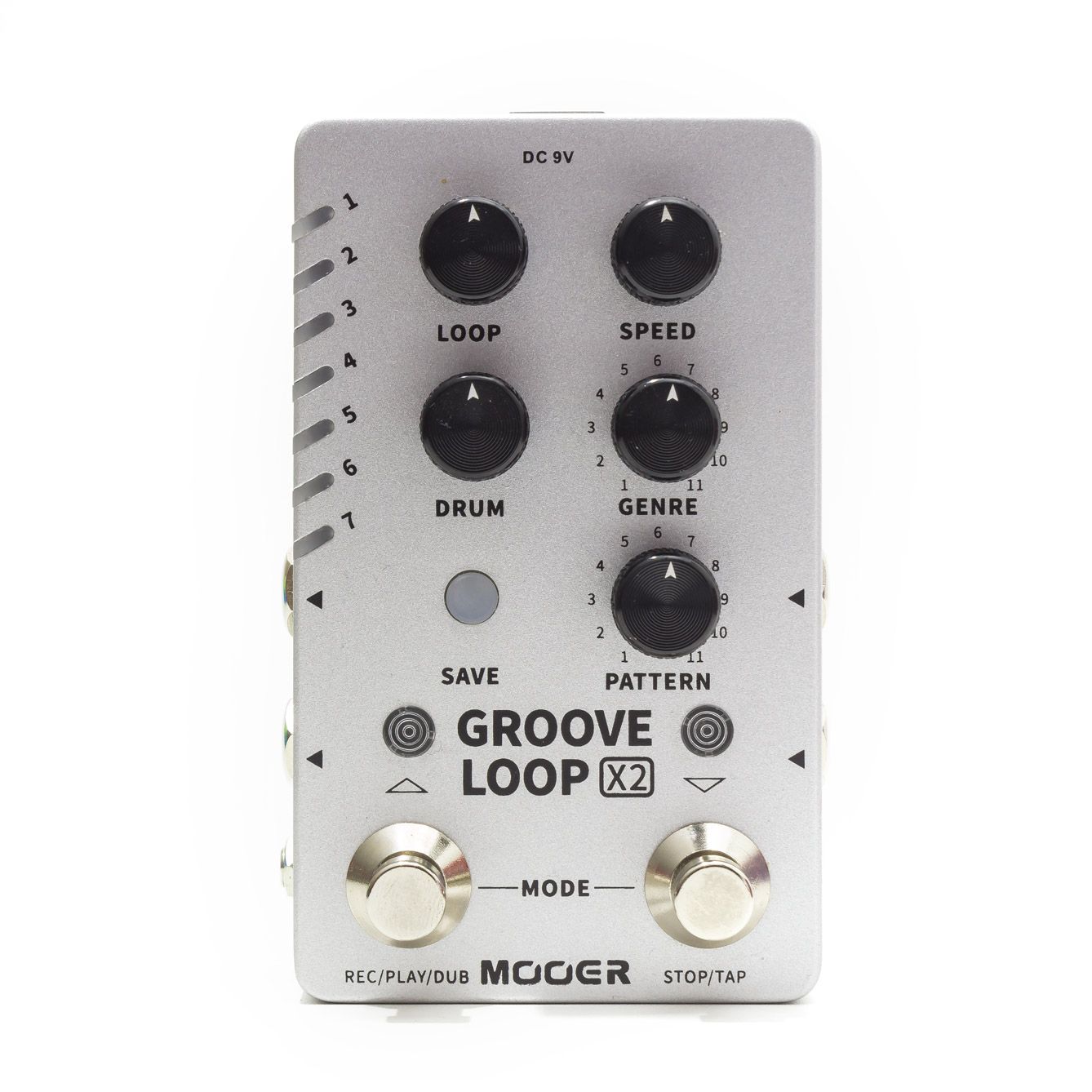 Mooer Groove Loop X2 - педаль эффектов (Дисконтный товар. Возможны мелкие царапины и потёртости на корпусе)