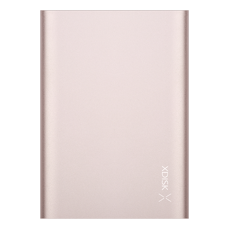 XDISK 500 ГБ портативный жесткий диск USB 3.0 2.5 дюйма премиум-золотой металлический накопитель Ёмкость：500
