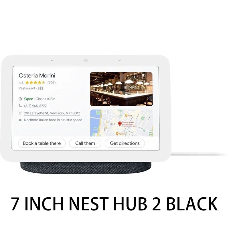 Google Nest Hub 2 Black 7"