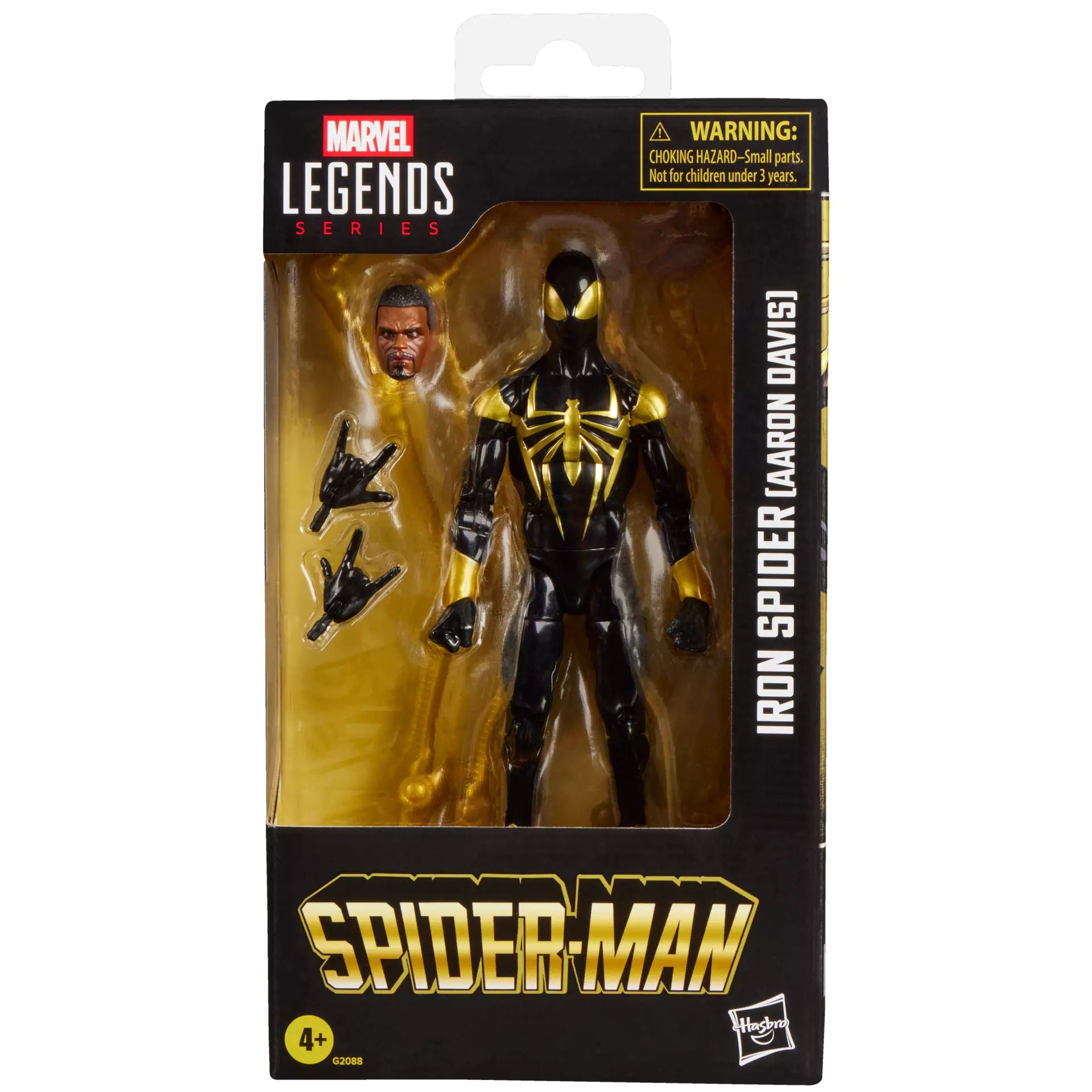 Фигурки Hasbro Коллекционная 6-дюймовая фигурка мстителя из серии Marvel Legends Железный паук (Аарон Дэвис)
