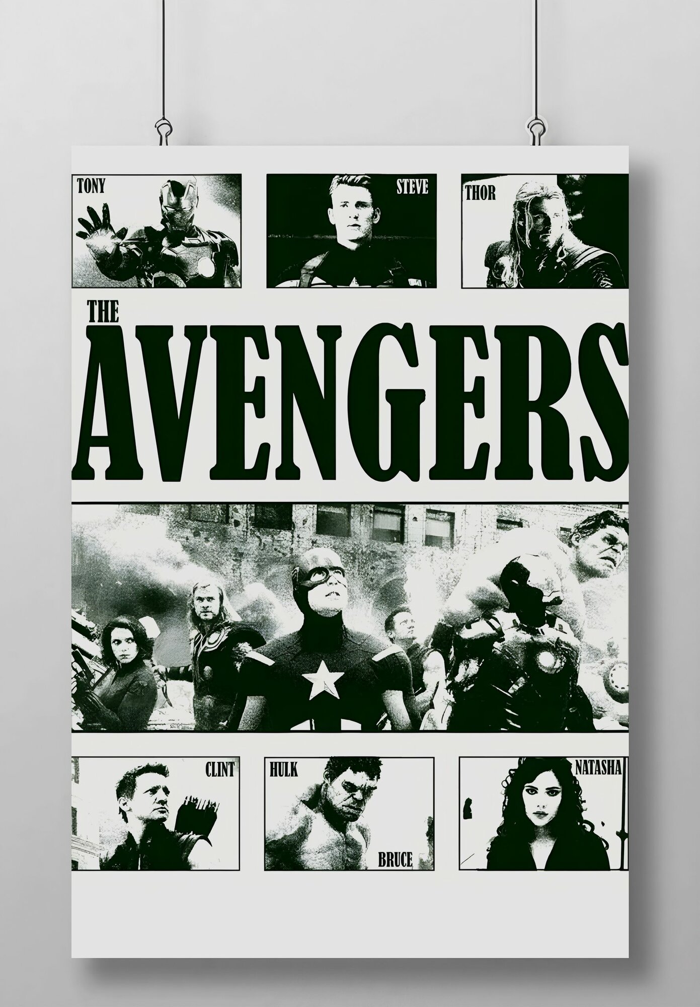 Постер/Плакат Марвел (Marvel)