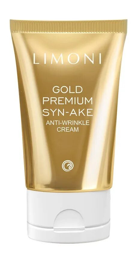 LIMONI Крем для лица со змеиным ядом и золотом Gold Premium Syn-Ake антивозрастной, 50 мл