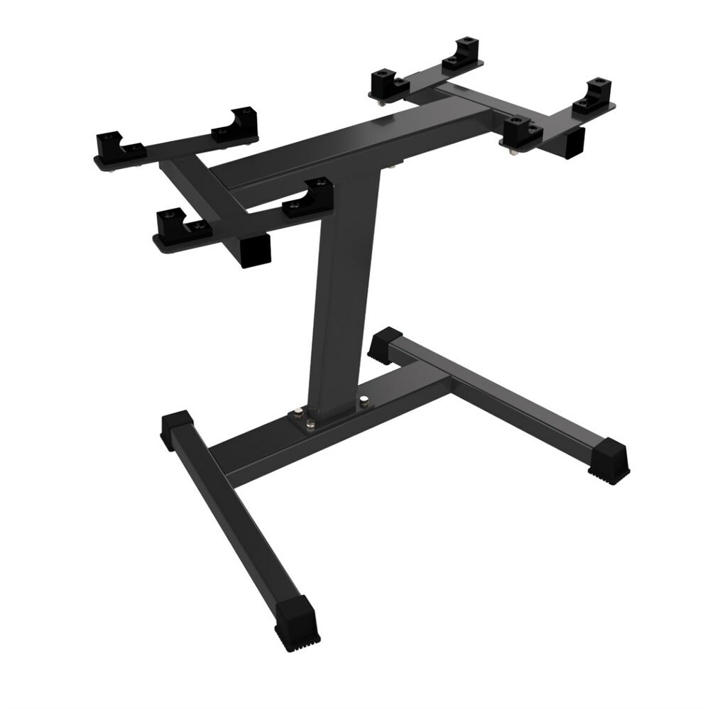 DHZ Fitness Стойка для гантелей с регулируемым весом танген Графит