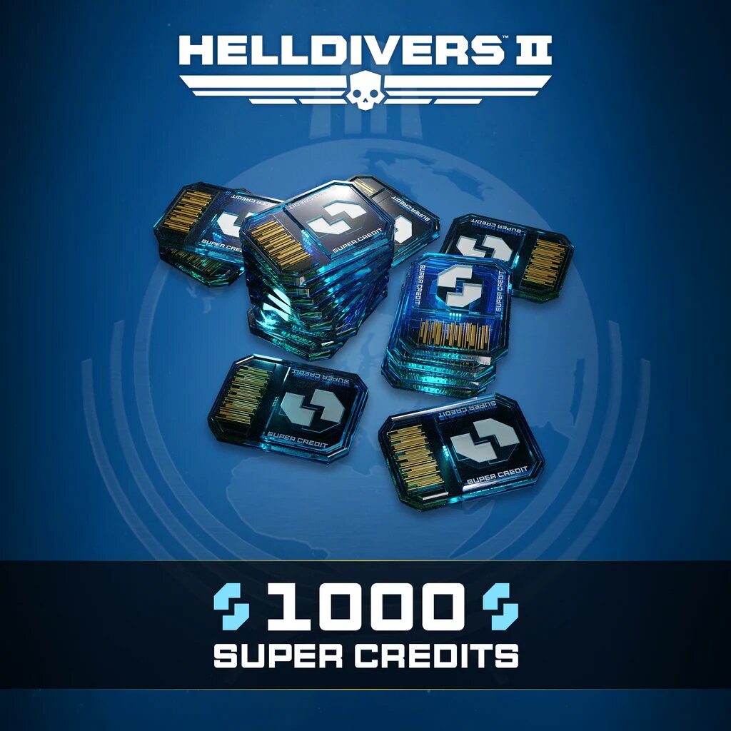 HELLDIVERS 2 - Super Credits 1000 Super Credits для PlayStation | США