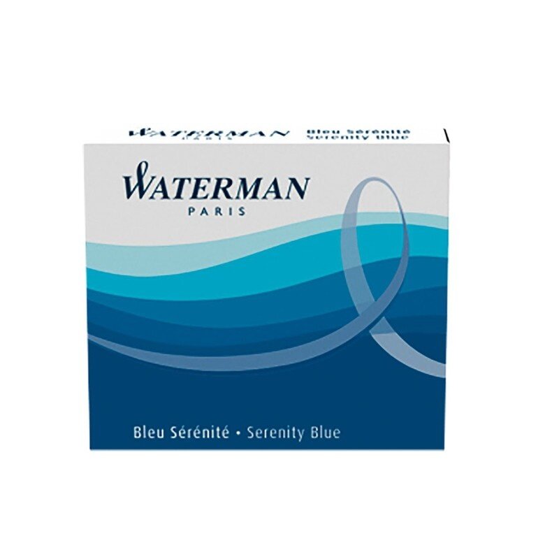 Чернила в картридже Waterman Blue MINI (в упаковке 6 картриджей) S0110950
