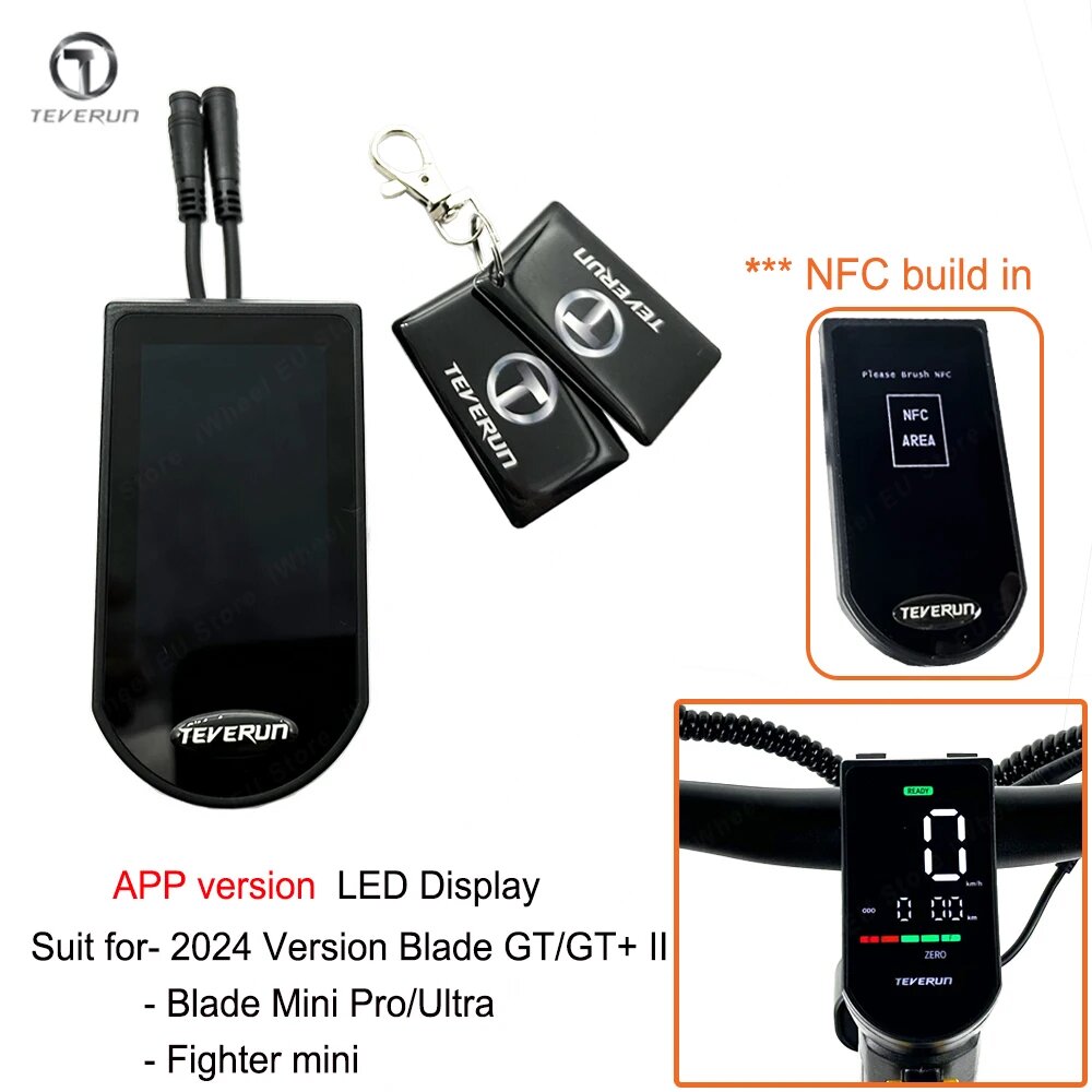 Teverun Fighter Mini Front Frame с NFC для Blade GT/GT+ II 2024 APP LED Display