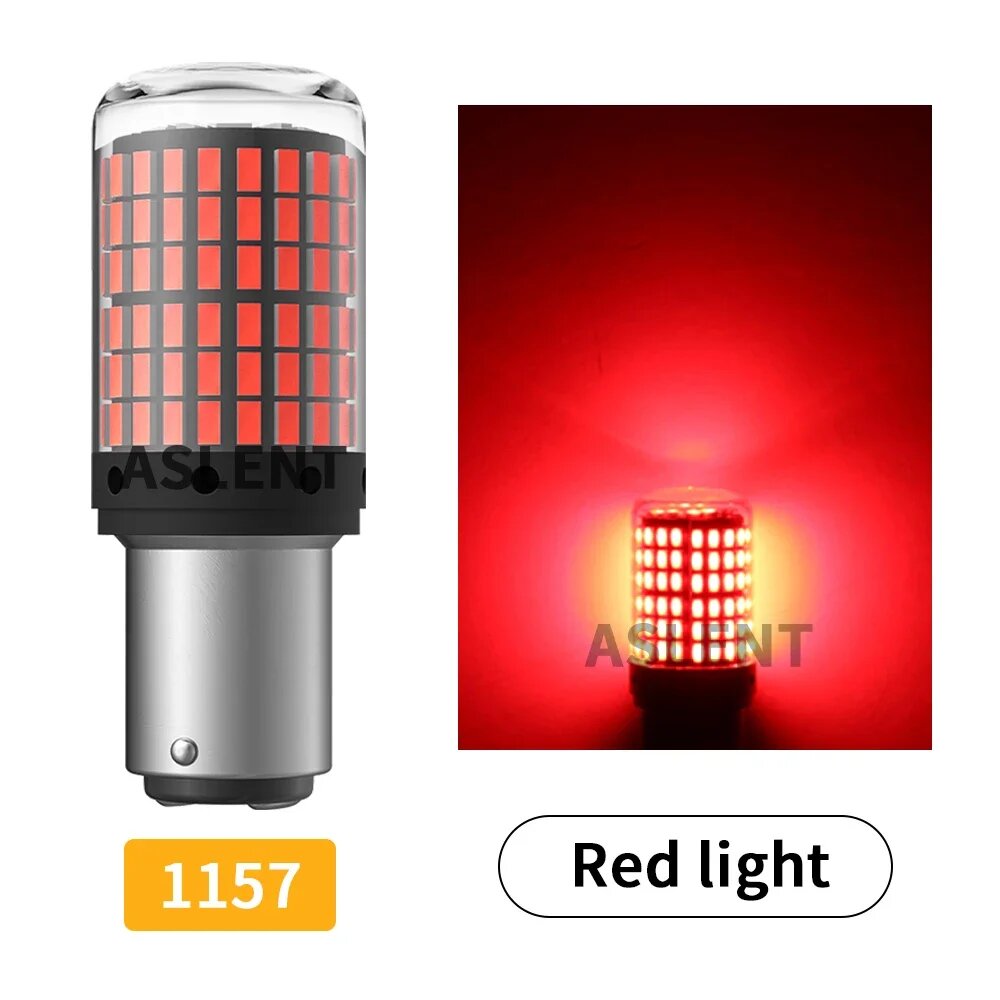 2 шт. 1156 BA15S P21W BAU15S PY21W T20 7440 W21W 7443 W21/5W 3157 T25 Красный, BAY15D P21-5W Red